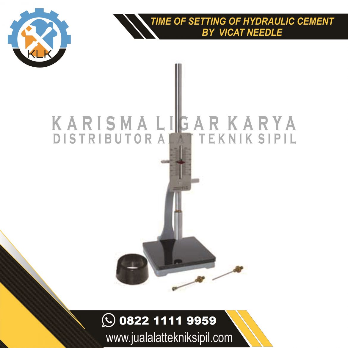 Jual Time of Setting by Vicat Needle – Karisma Ligar Karya